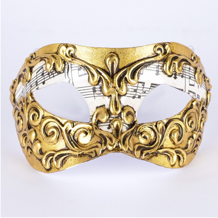 Columbina Musica Stucchi Gold – Maskarade on Royal – New Orleans Best ...