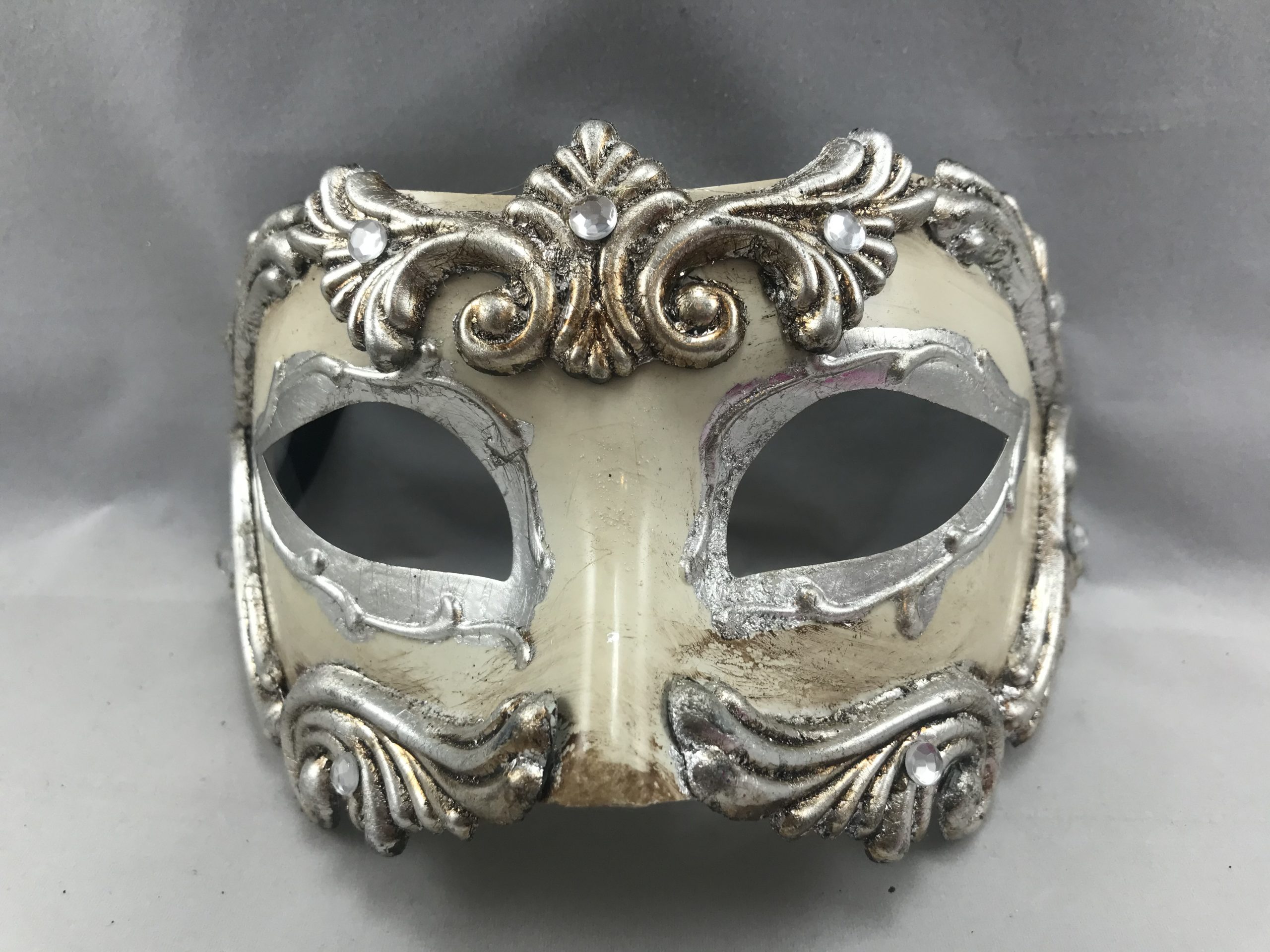 Columbina, Silver – Maskarade on Royal – New Orleans Best Mask Store ...
